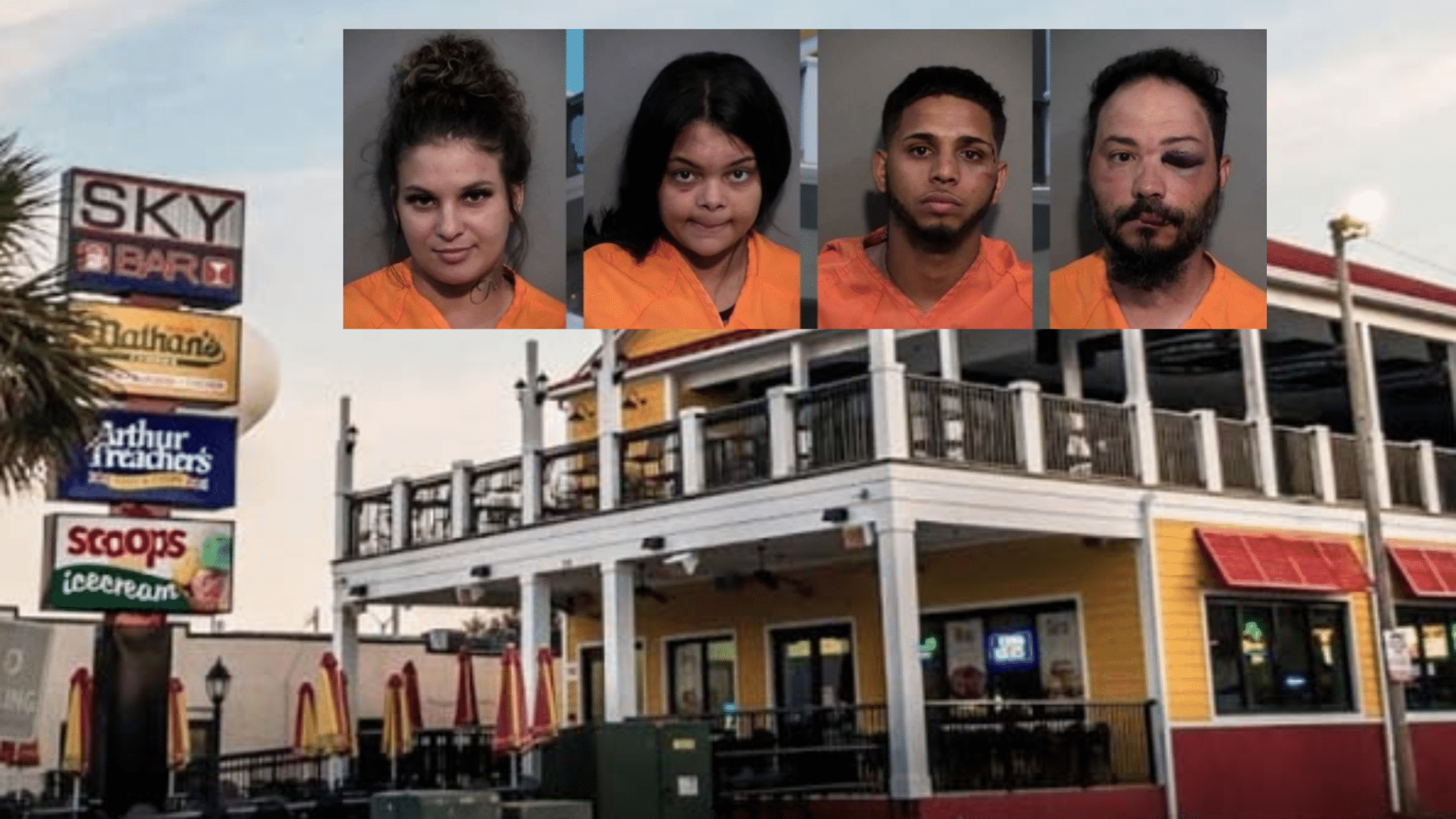 North Myrtle Beach Sky Bar Arrests: 14 Booked on Main Street ...